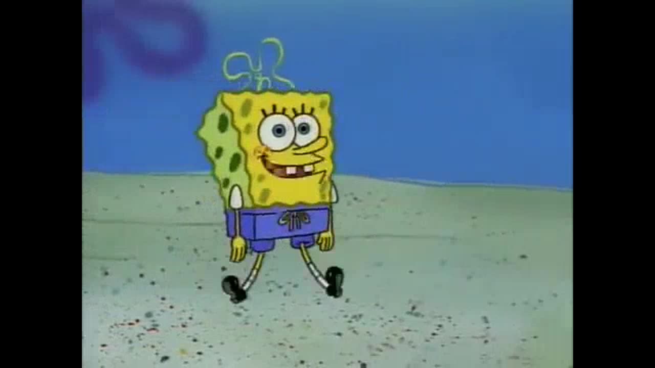 Spongebob Squarepants - Steppin' on the beach | Download HD video clip ...