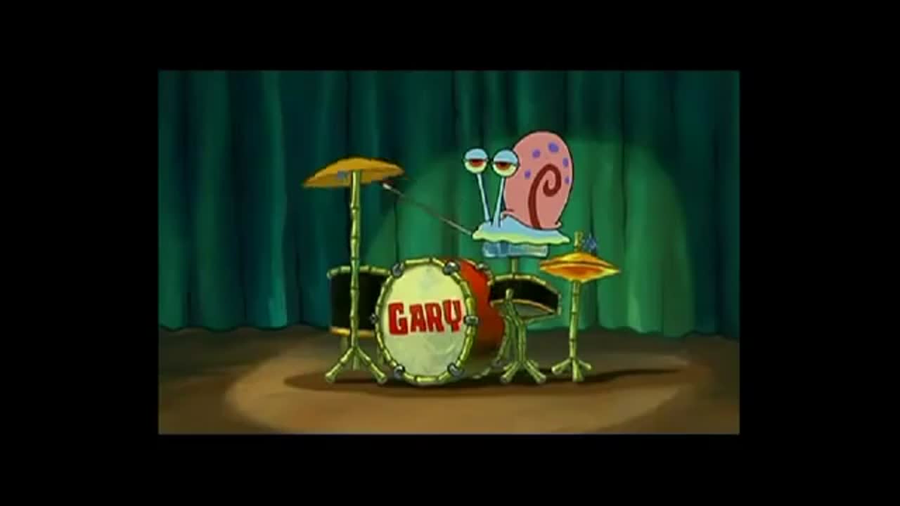 Spongebob Squarepants - Ba Dum Tss! Gary | Download HD video clip on ...