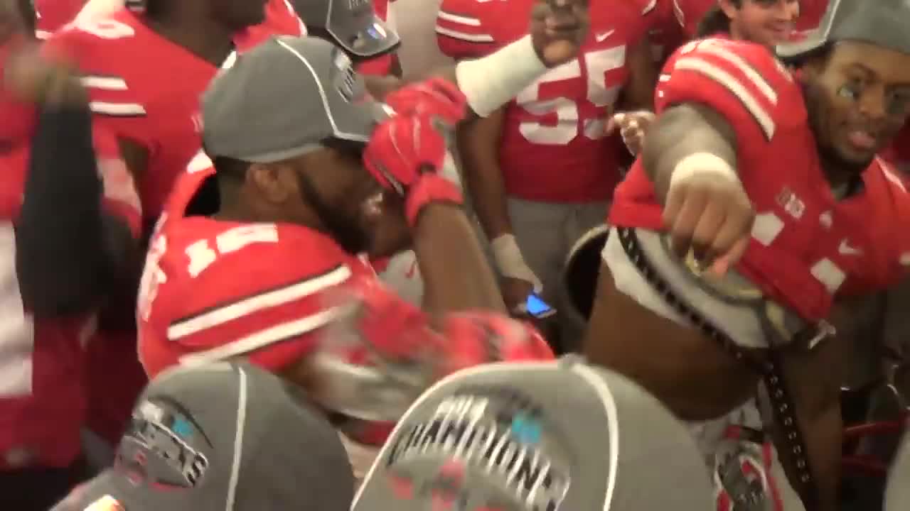 Ohio State Buckeyes: Locker Room Celebration - Find clips on VLIPSY