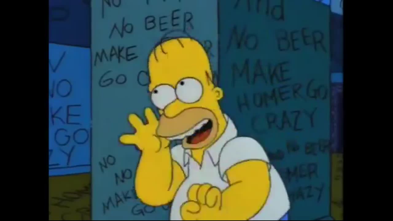 The Simpsons: Don't mind if I do. Find clips on VLIPSY