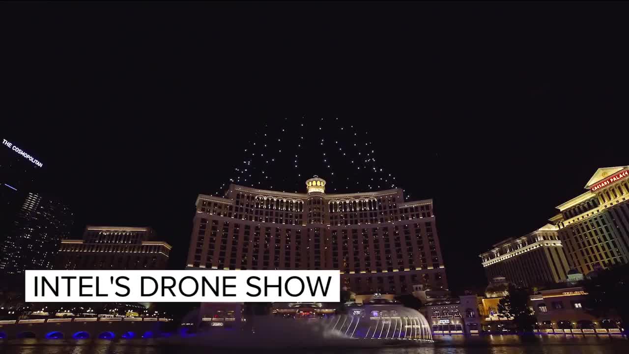 CNET - Drone Light show | Download HD video clip on | Vlipsy