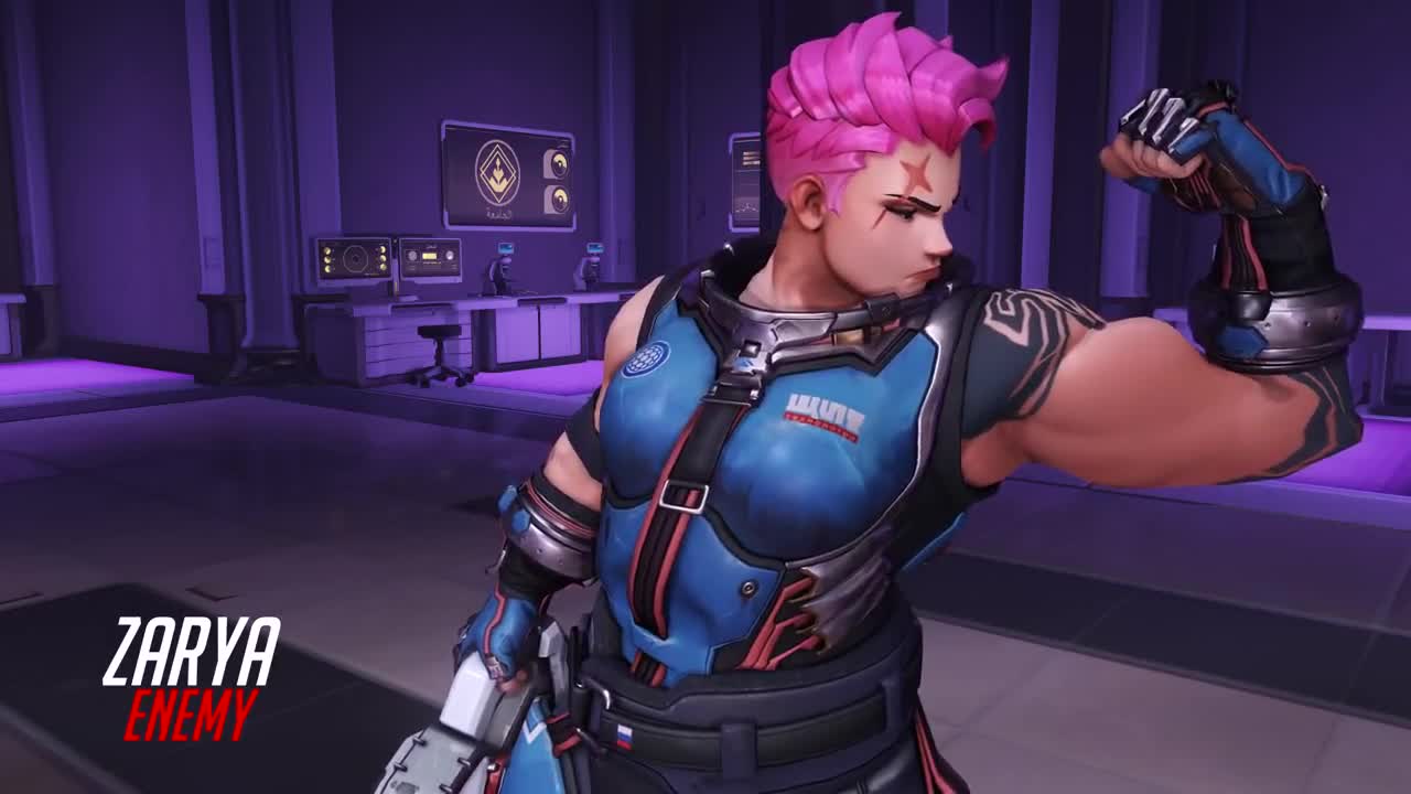 Overwatch - Zarya Ultimate | Download HD video clip on | Vlipsy