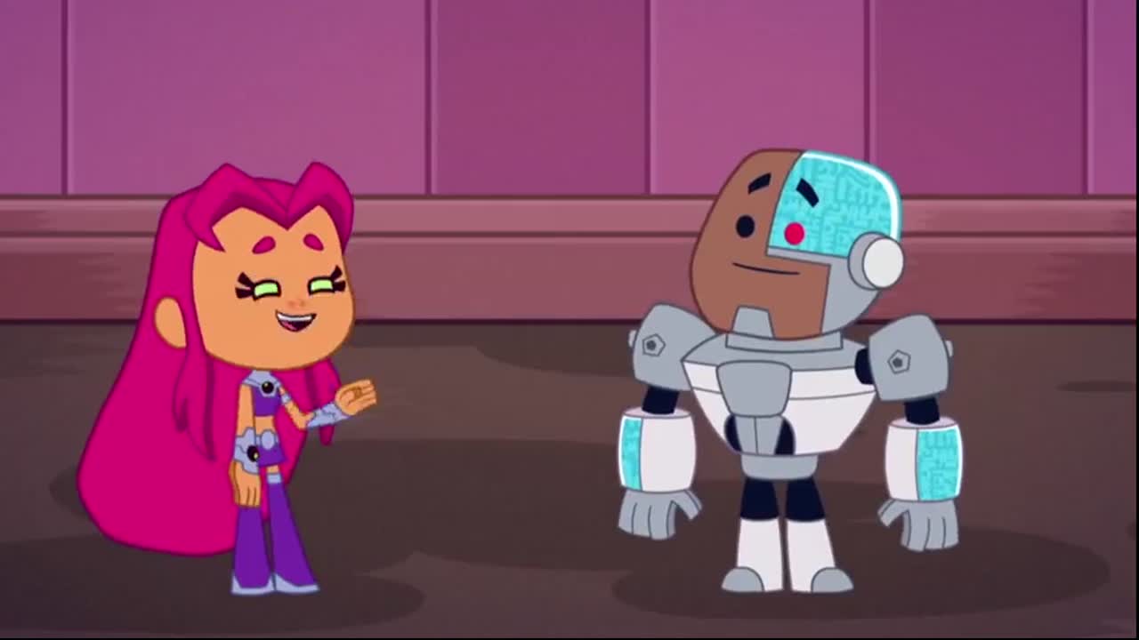Teen Titans Go! - Hello, tiny friend! | Download HD video clip on | Vlipsy