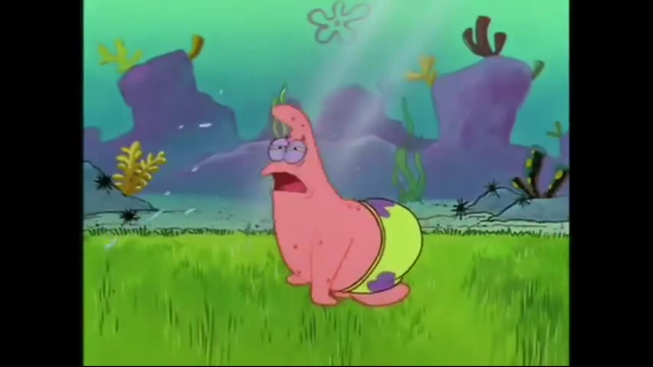 Spongebob Squarepants - Patrick coughing | Download HD video clip on ...