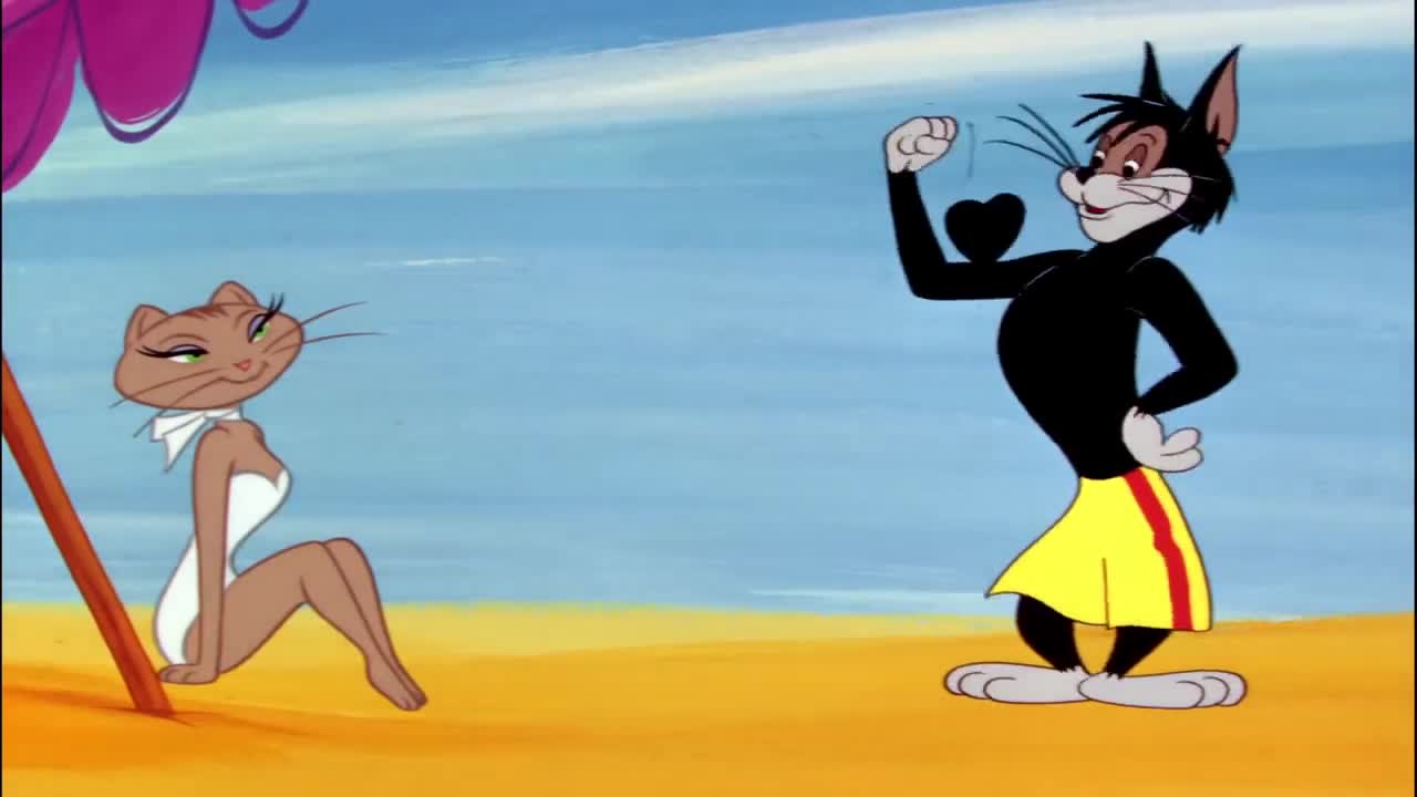 Tom and Jerry - Flexing heart muscles | Download HD video clip on | Vlipsy
