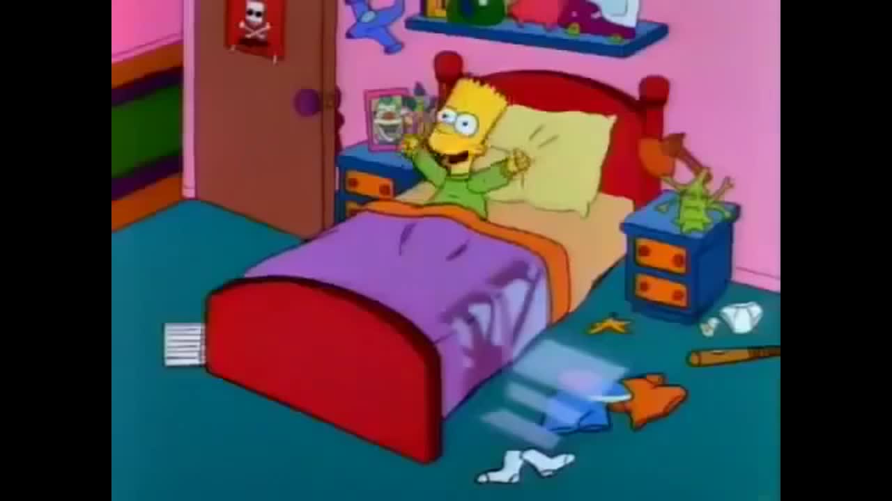 The Simpsons - Good Morning World | Download HD video clip on | Vlipsy