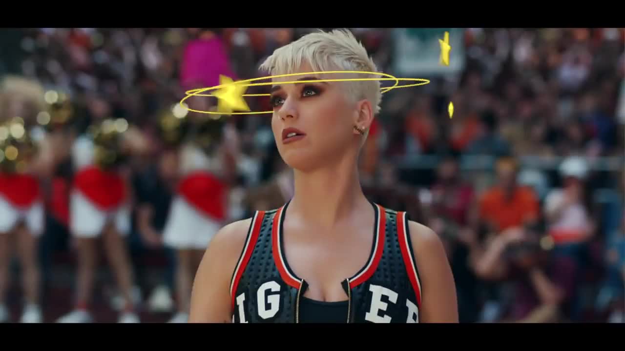Katy Perry "Swish Swish": Hit With A Basketball - Find clips on VLIPSY