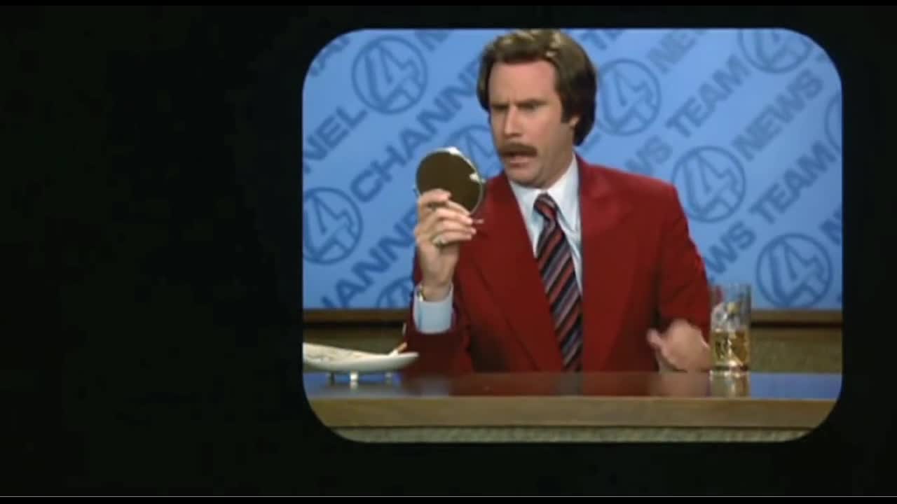 Anchorman - I look like hell | Download HD video clip on | Vlipsy