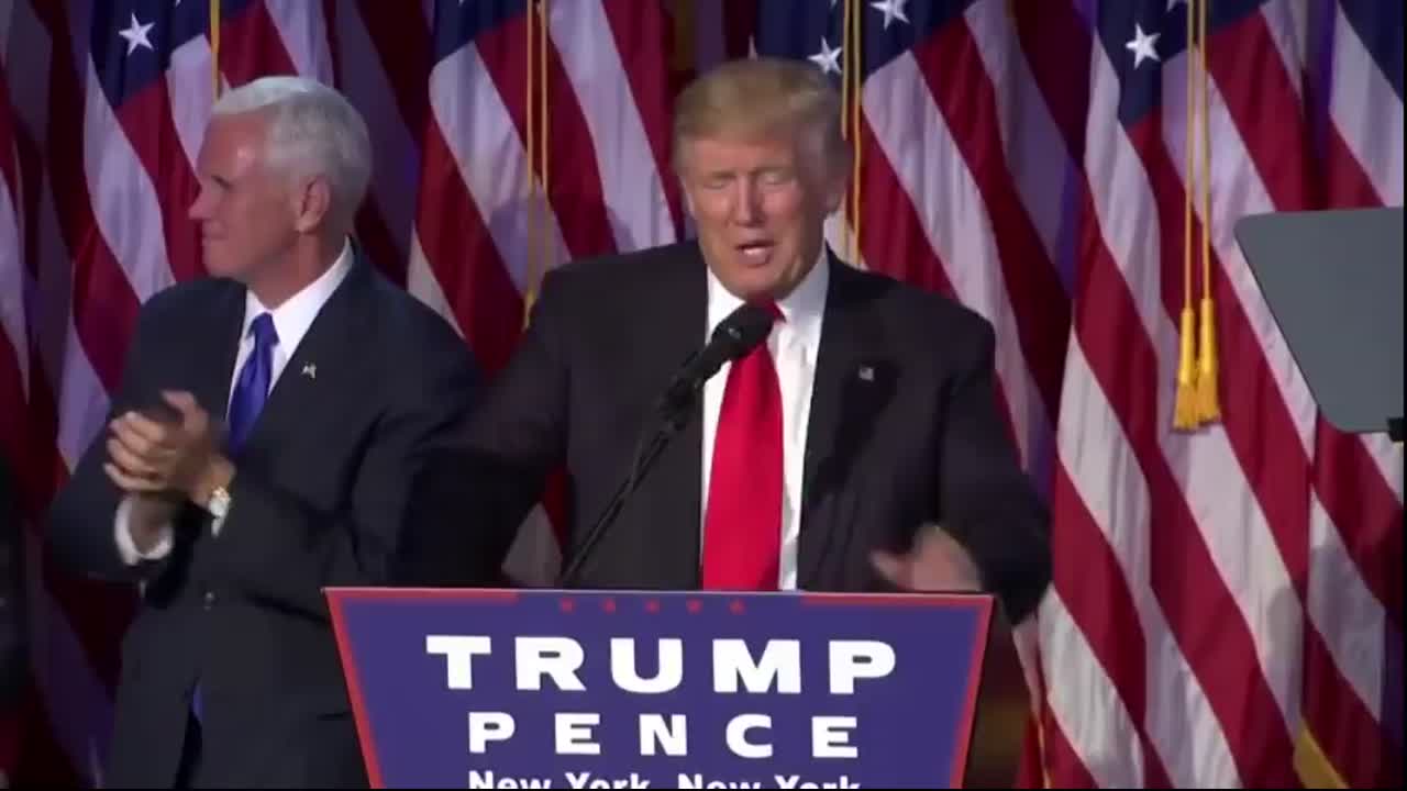 Donald Trump - I've just received a call from Secretary Clinton ...