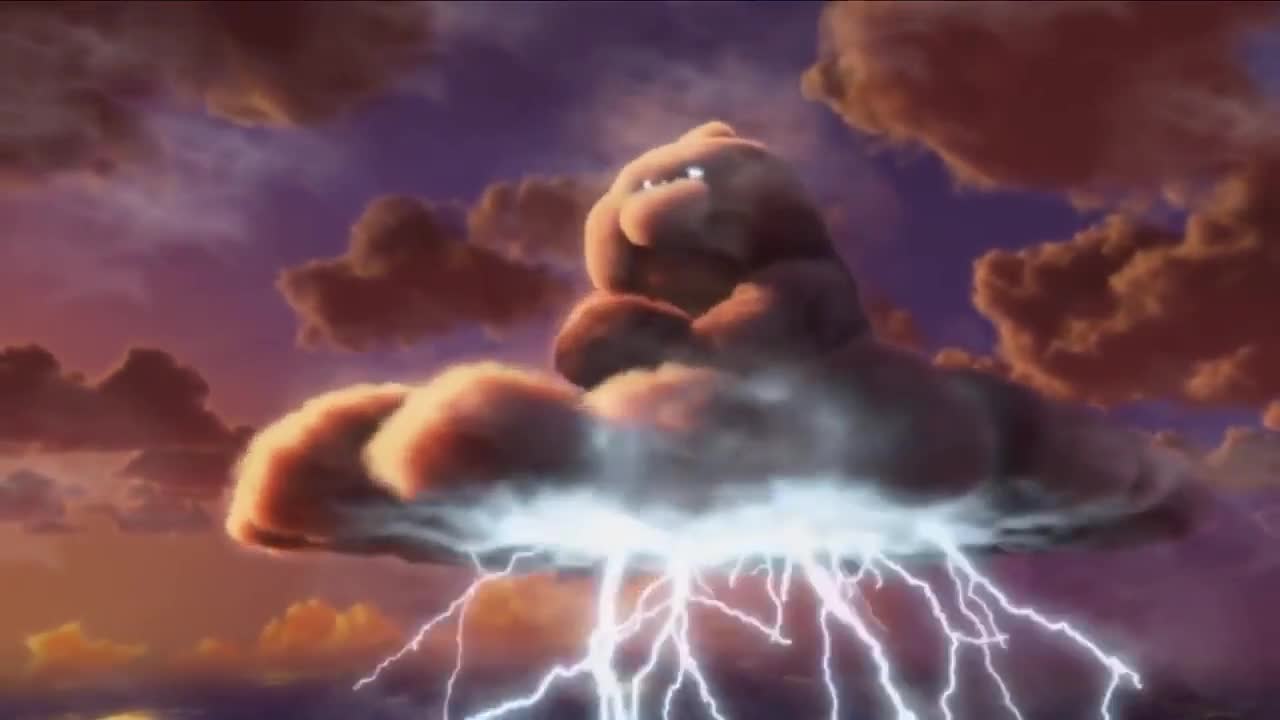 Partly Cloudy - Angry Cloud | Download HD video clip on | Vlipsy