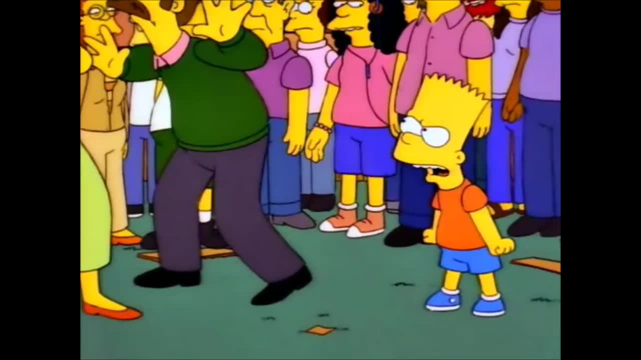 The Simpsons - Back off! | Download HD video clip on | Vlipsy