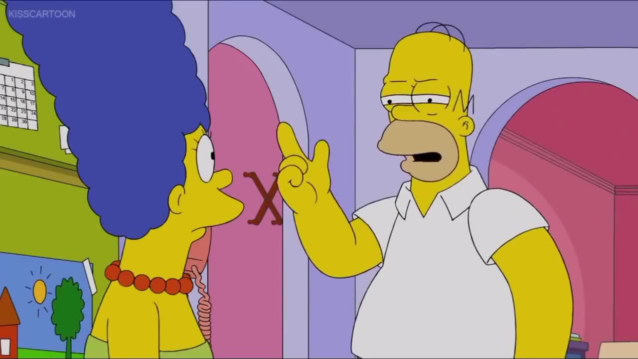 The Simpsons: Focused on this like a laser. Find clips on VLIPSY