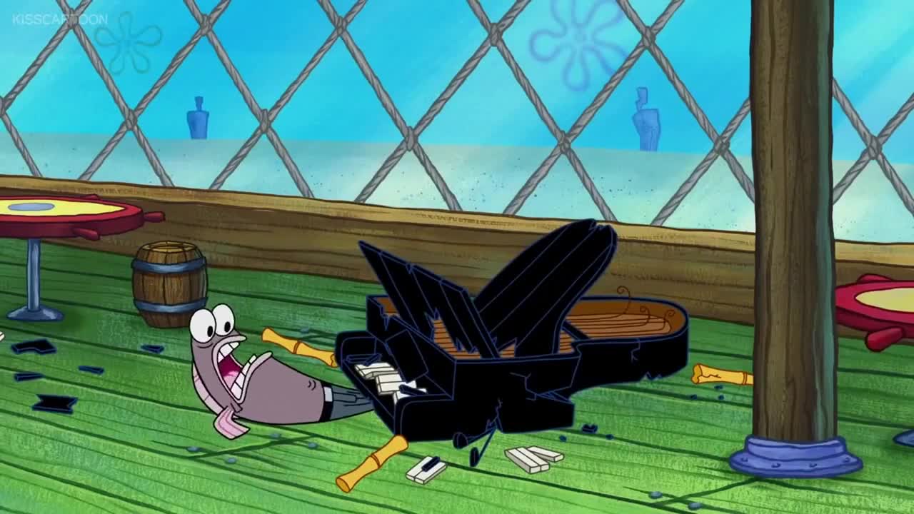 Spongebob Squarepants - My leg! | Download HD video clip on | Vlipsy