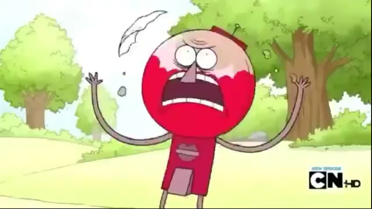 Regular Show - Angry freakout | Download HD video clip on | Vlipsy