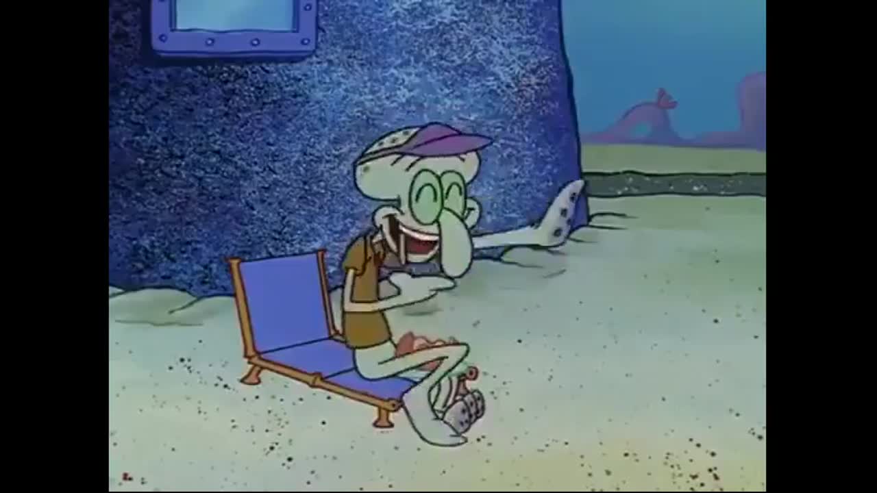 Spongebob Squarepants - Laughing Squidward | Download HD video clip on ...