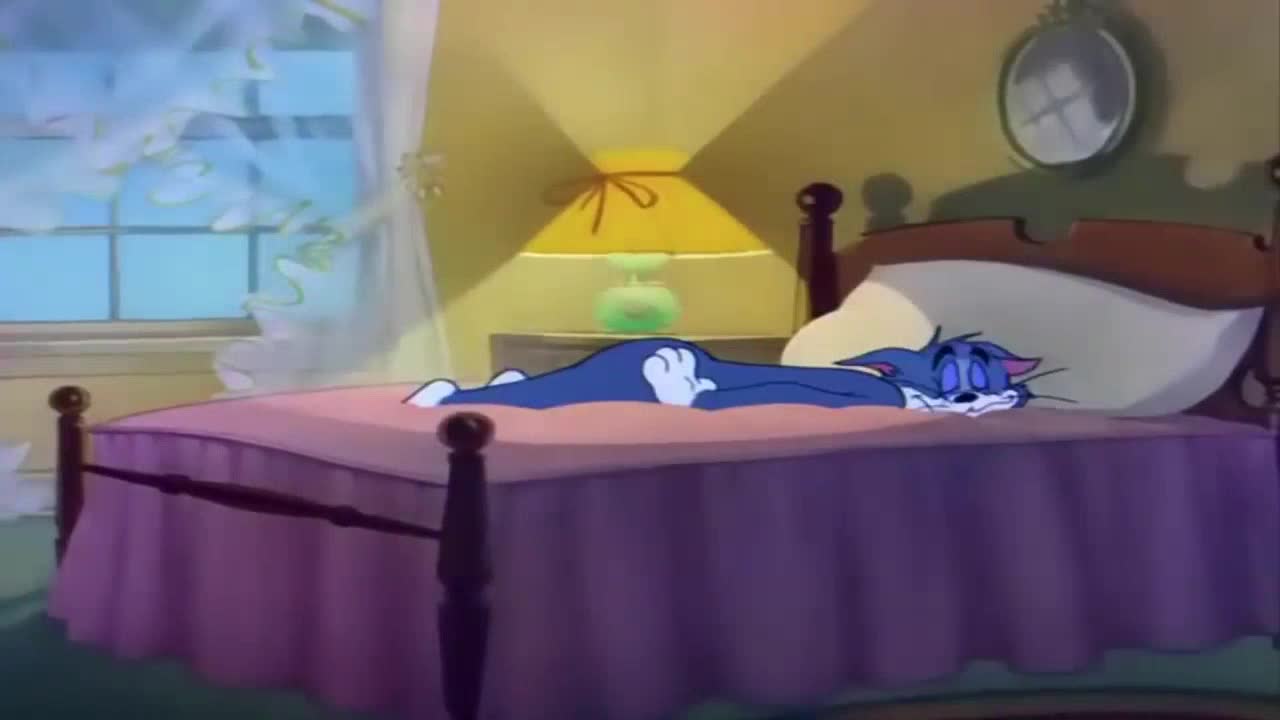 Tom and Jerry - Going to Sleep | Download HD video clip on | Vlipsy