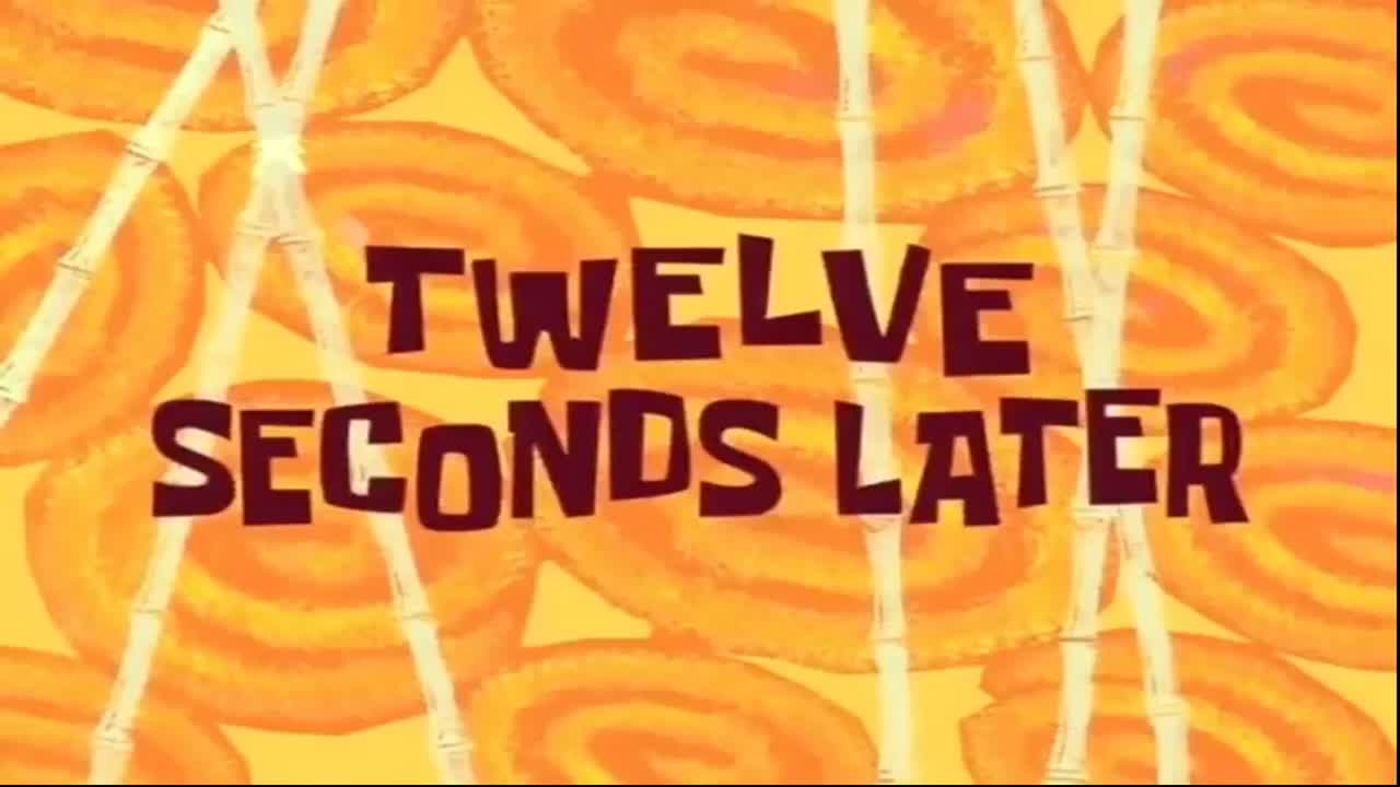 Spongebob Squarepants - Twelve Seconds Later | Download HD video clip ...