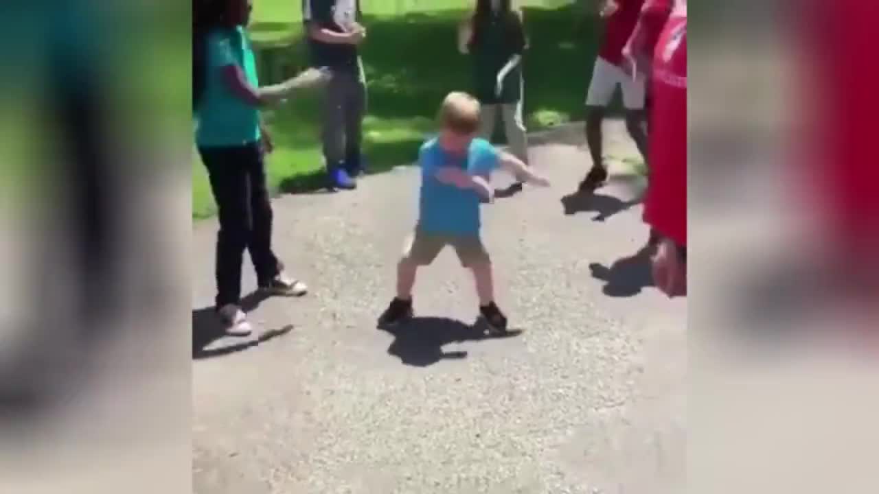Dance - Kid busts a move | Download HD video clip on | Vlipsy