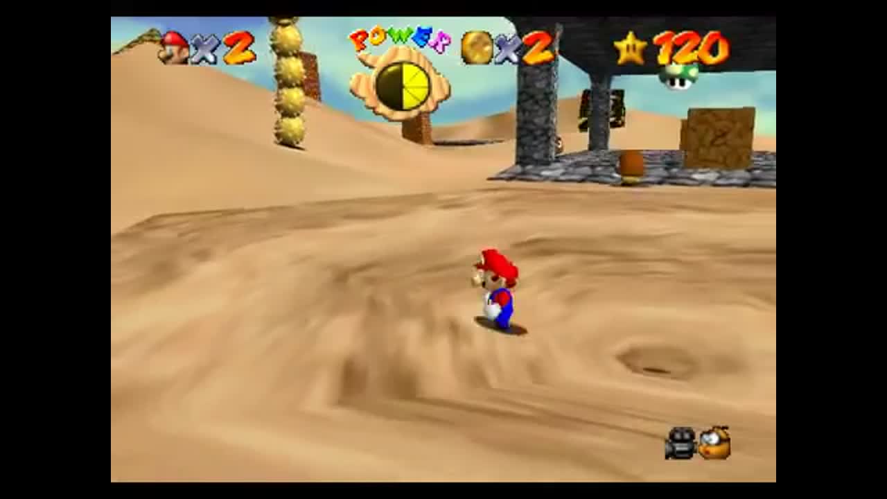 Super Mario 64 - Quicksand slide | Download HD video clip on | Vlipsy