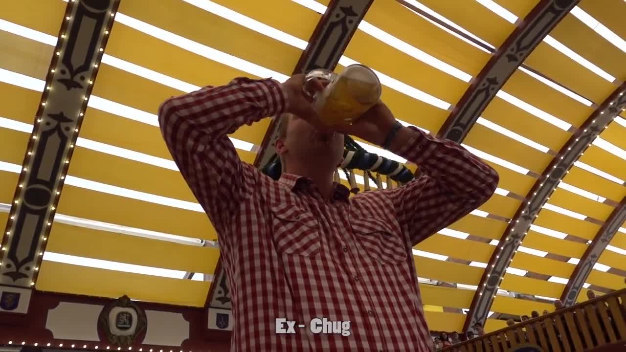 Get Germanized - Oktoberfest Beer Chug | Download HD video clip on | Vlipsy