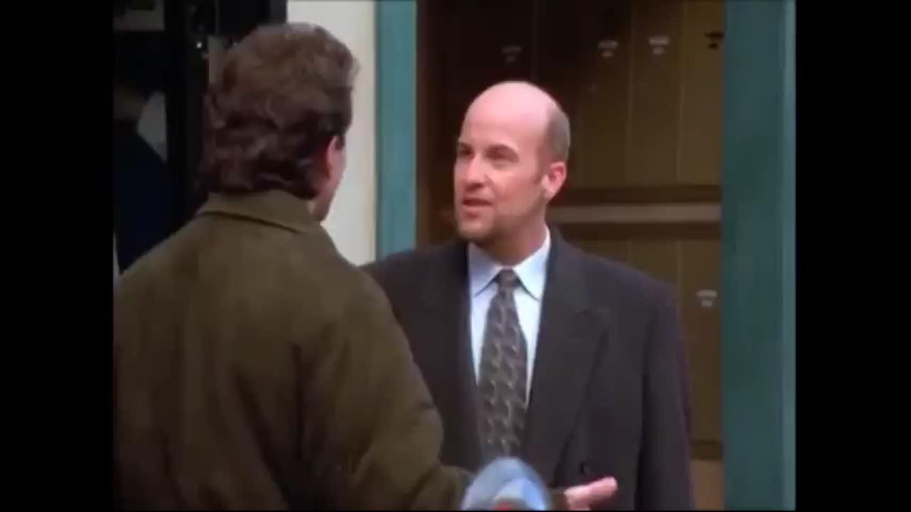 Seinfeld: Blow it off. Find clips on VLIPSY