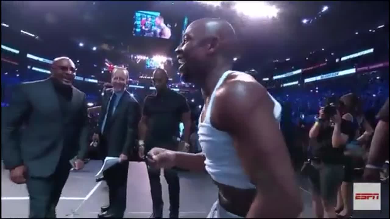 ESPN - Floyd Laughing at McGreggor | Download HD video clip on | Vlipsy