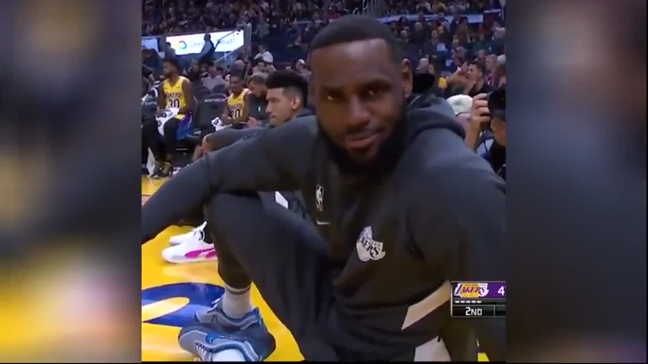 Lebron James - Looking at camera | Download HD video clip on | Vlipsy