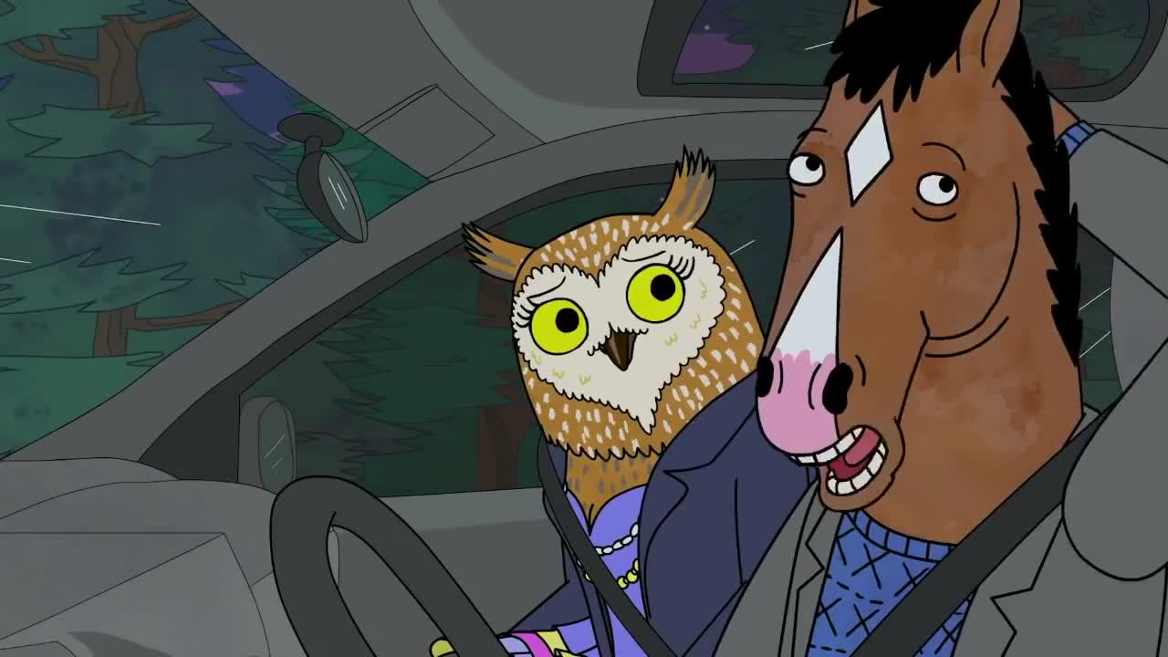 BoJack Horseman: Hitting a stick with your car. Find clips on VLIPSY