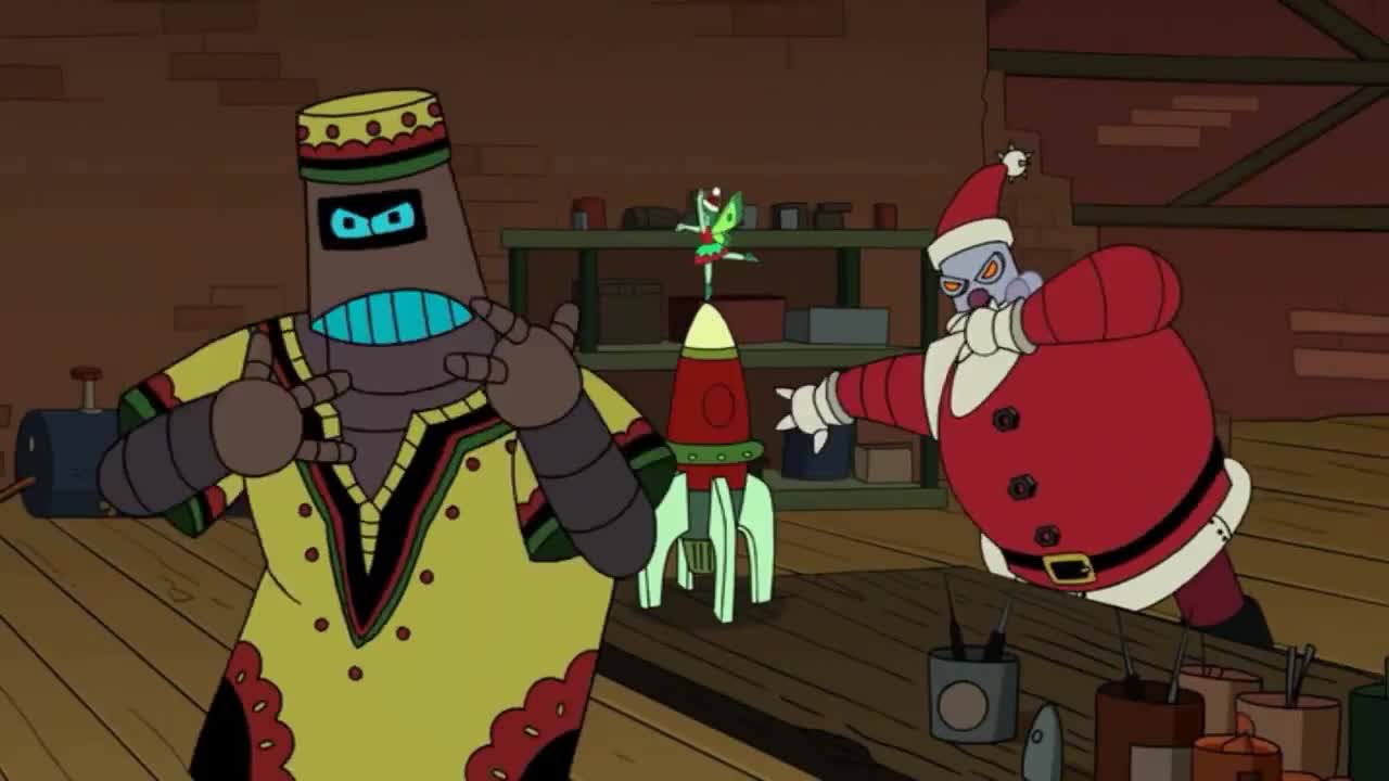 Futurama - Kwanzaa Bot | Download HD video clip on | Vlipsy