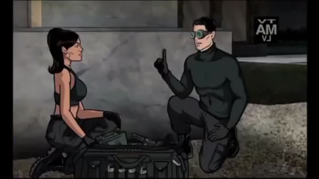 Archer: Tactical turtle neck. Find clips on VLIPSY