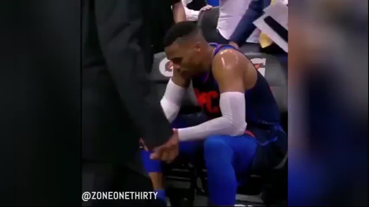Russell Westbrook Twitter: Sad Westbrook - Find clips on VLIPSY