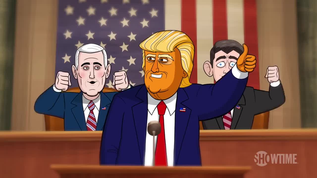 Our Cartoon President: Trump Chant. Find clips on VLIPSY