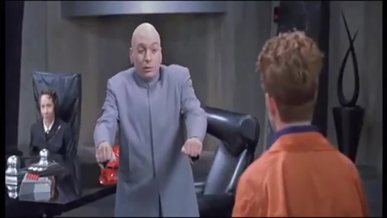 Austin Powers: Dr. Evil wants a hug. Find clips on VLIPSY