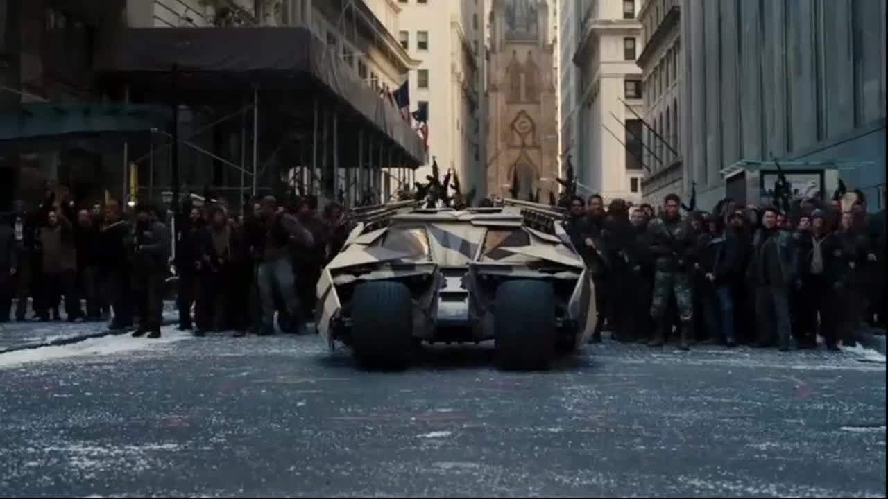 The Dark Knight - Bane Army Riot | Download HD video clip on | Vlipsy