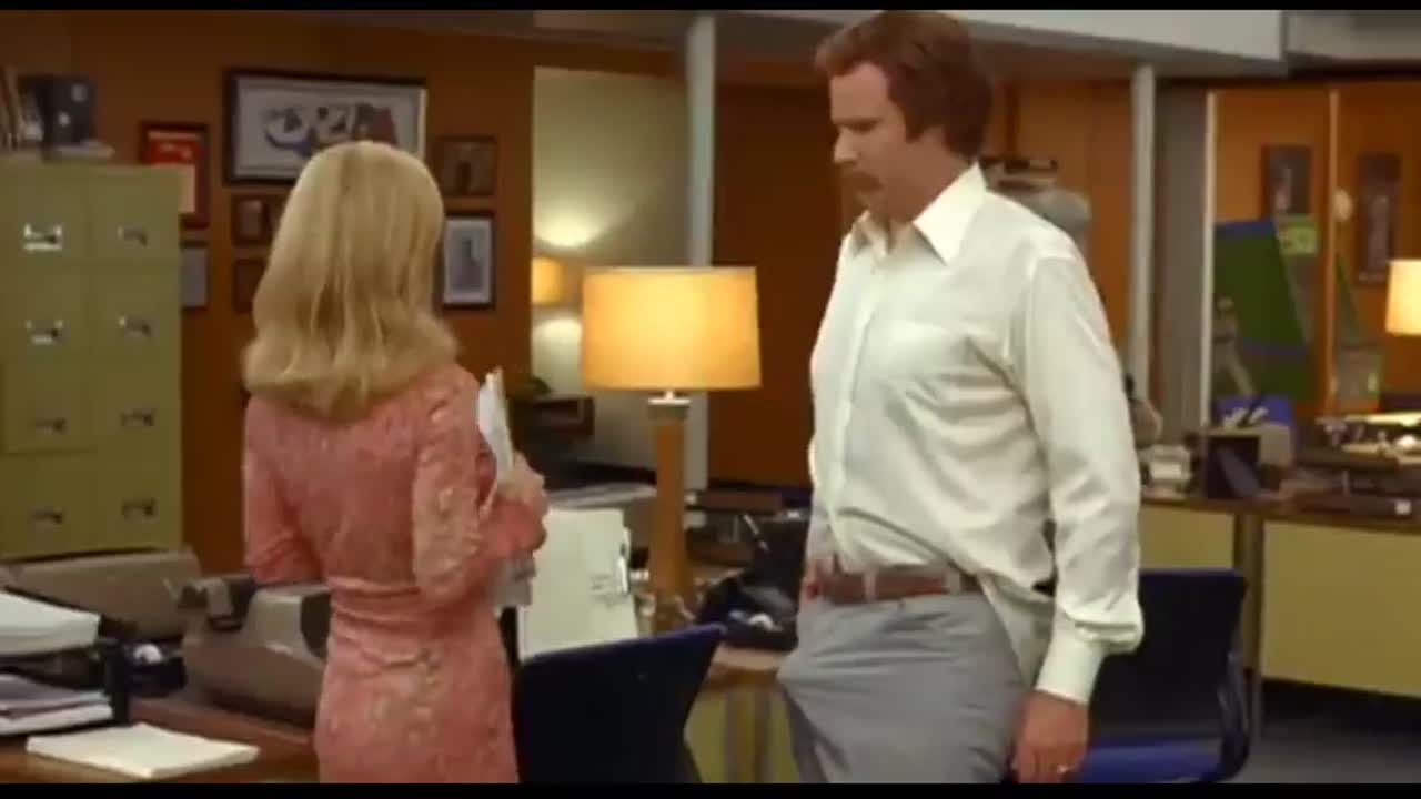 Anchorman - Don't act like you're not impressed | Download HD video ...