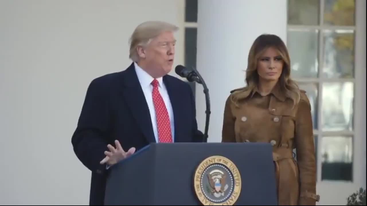 President Donald Trump - We give thanks to God | Download HD video clip ...