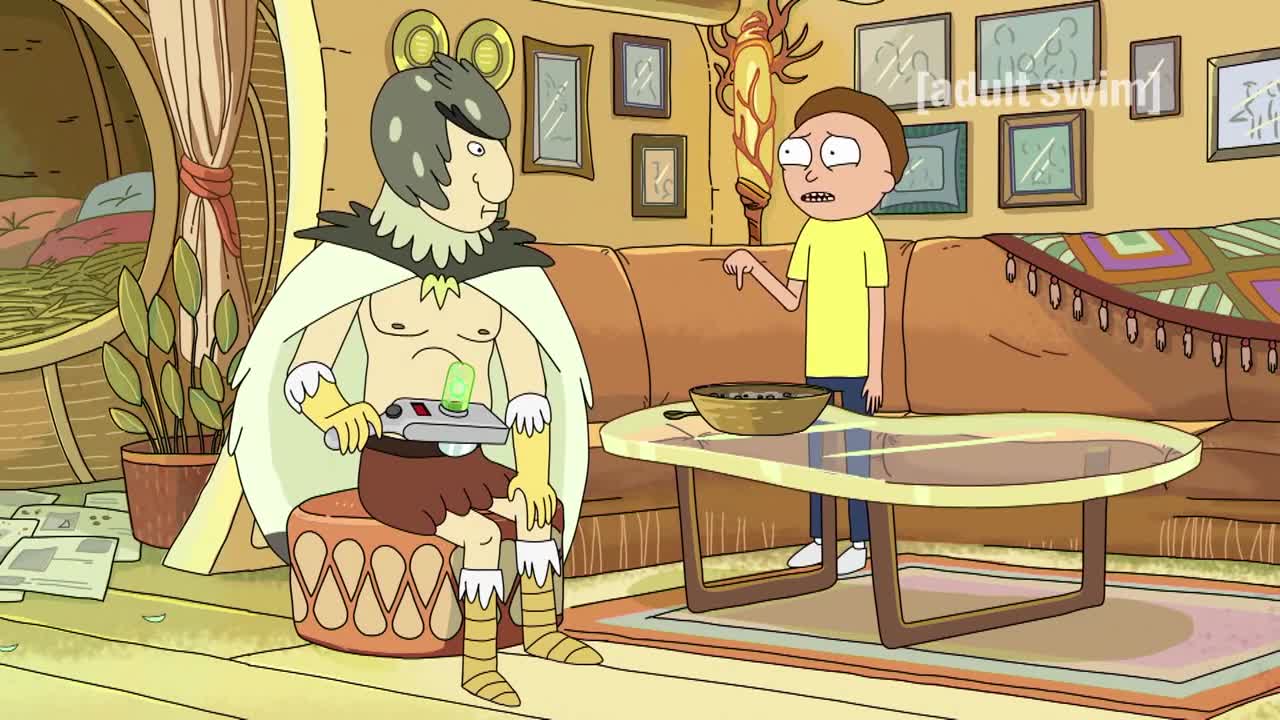 Rick and Morty: What am I eating? - Find clips on VLIPSY