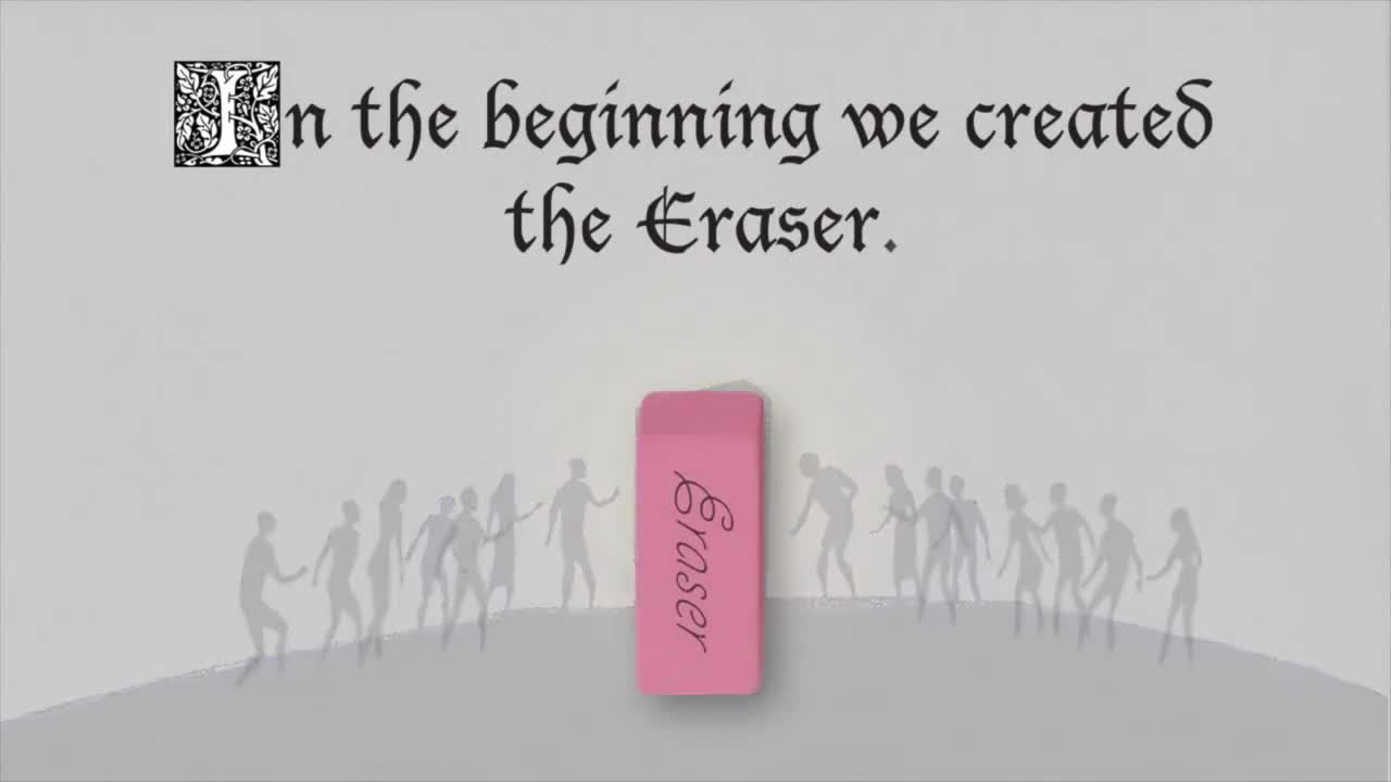 Point Made Animation - The Eraser | Download HD video clip on | Vlipsy