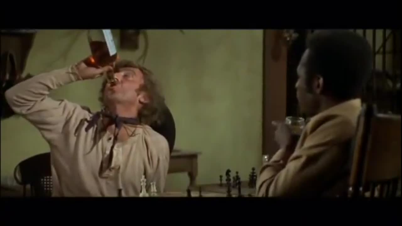 Blazing Saddles - Chugging whiskey | Download HD video clip on | Vlipsy