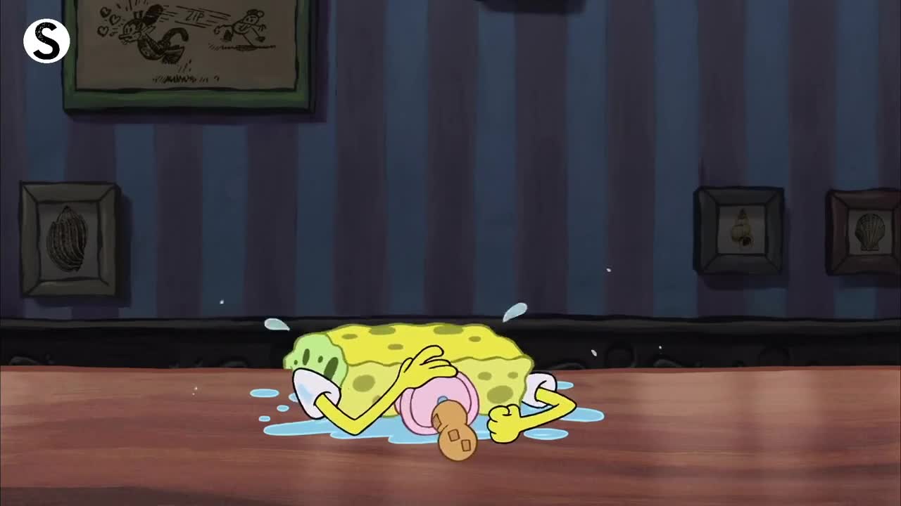 SpongeBob SquarePants - Crying | Download HD video clip on | Vlipsy