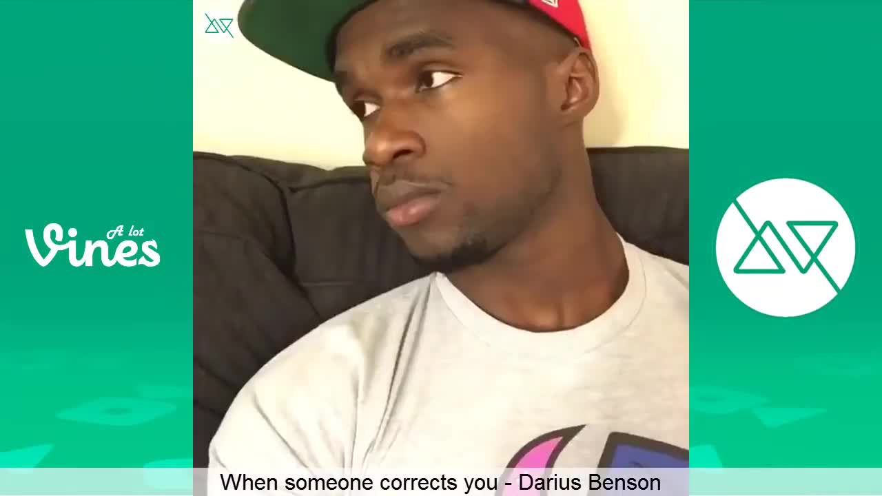 Darius Benson Vine - TFW someone corrects you | Download HD video clip ...