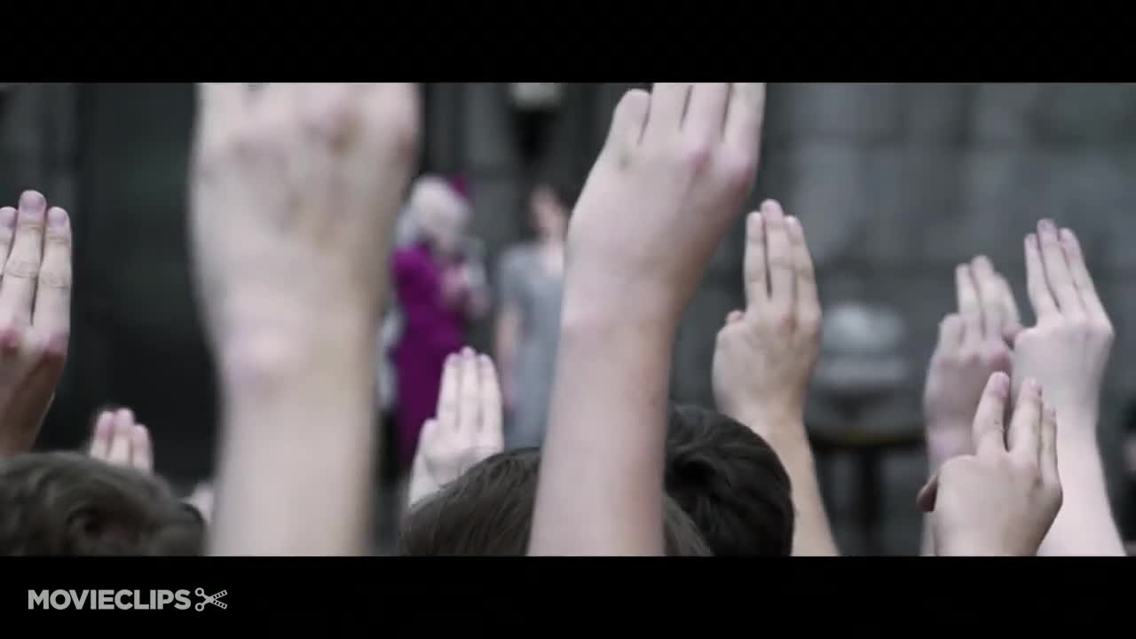The Hunger Games - Three fingered salute | Download HD video clip on ...