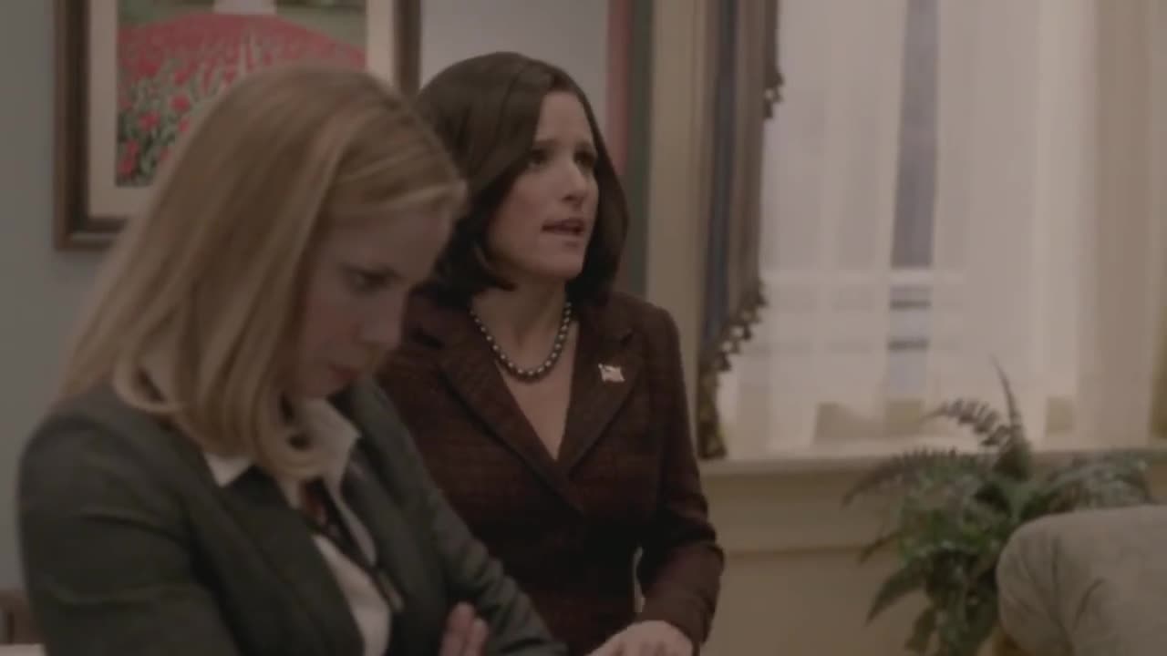 Veep: I am going to throw up a leg. Find clips on VLIPSY