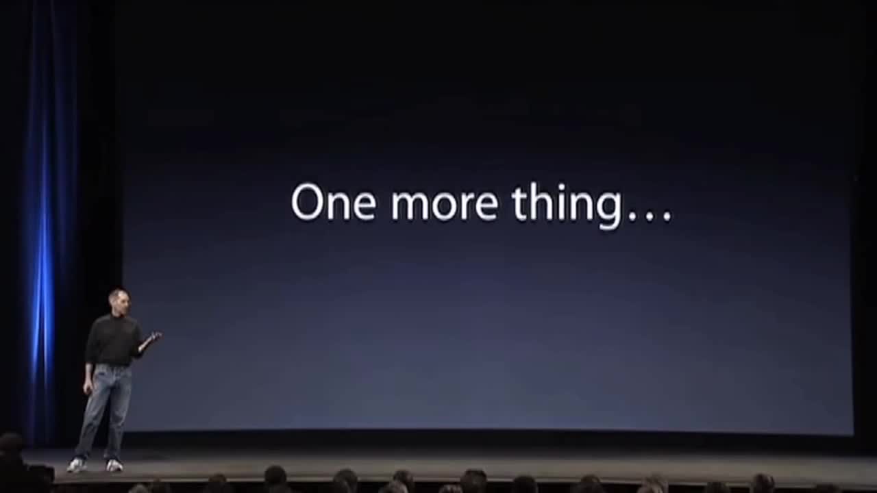 Steve Jobs - One more thing | Download HD video clip on | Vlipsy