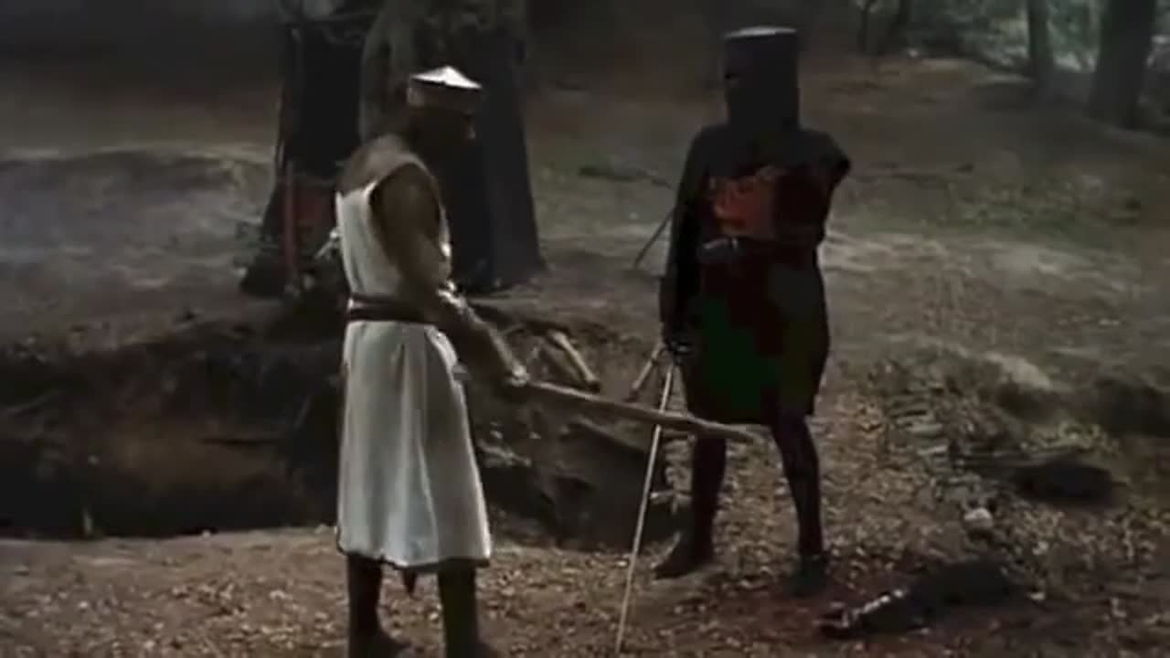 Monty Python and the Holy Grail - Tis But A Scratch | Download HD video ...
