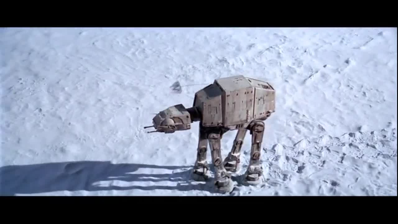 Star Wars: Empire Strikes Back: AT-AT attack - Find clips on VLIPSY