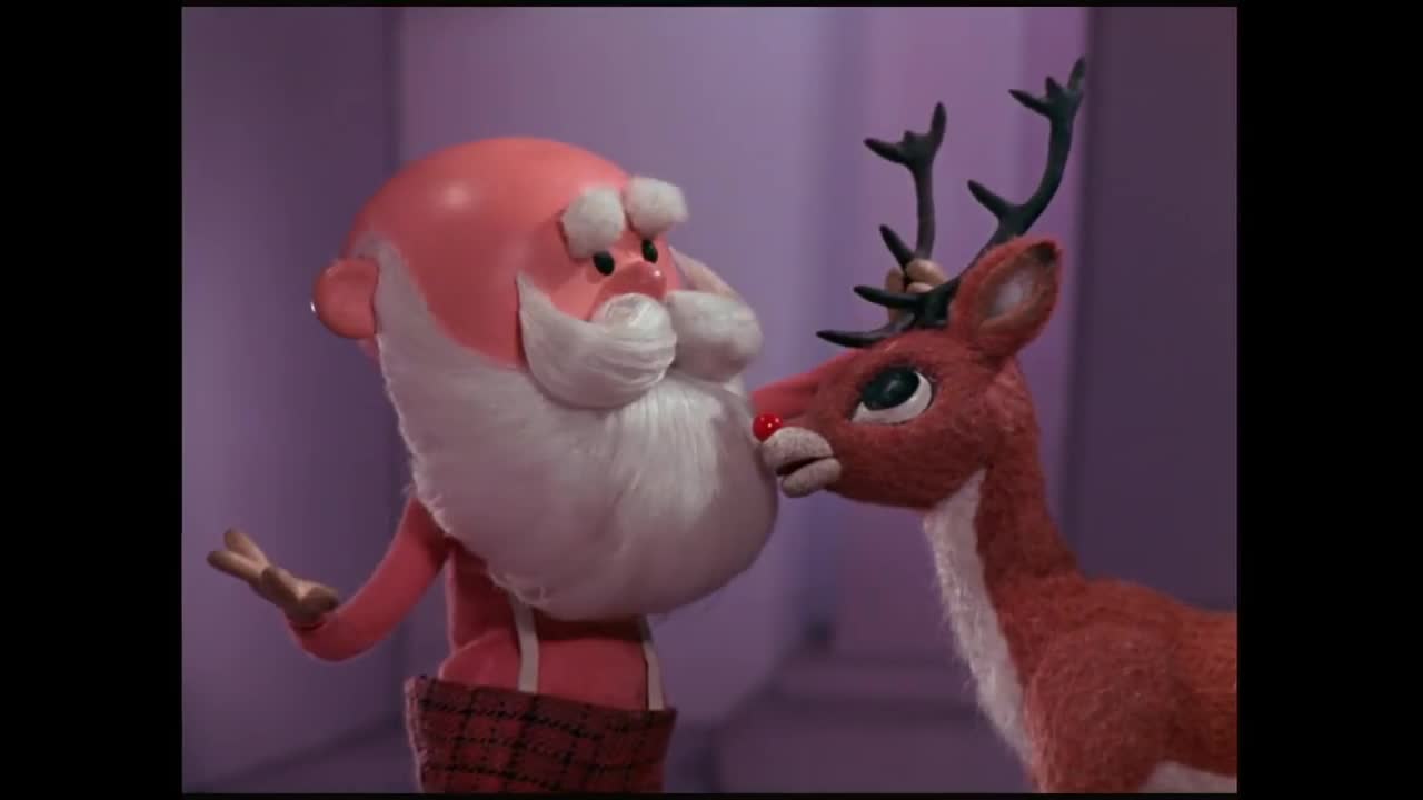 Rudolph the Red Nosed Reindeer - Rudolph with your nose so bright, wont ...