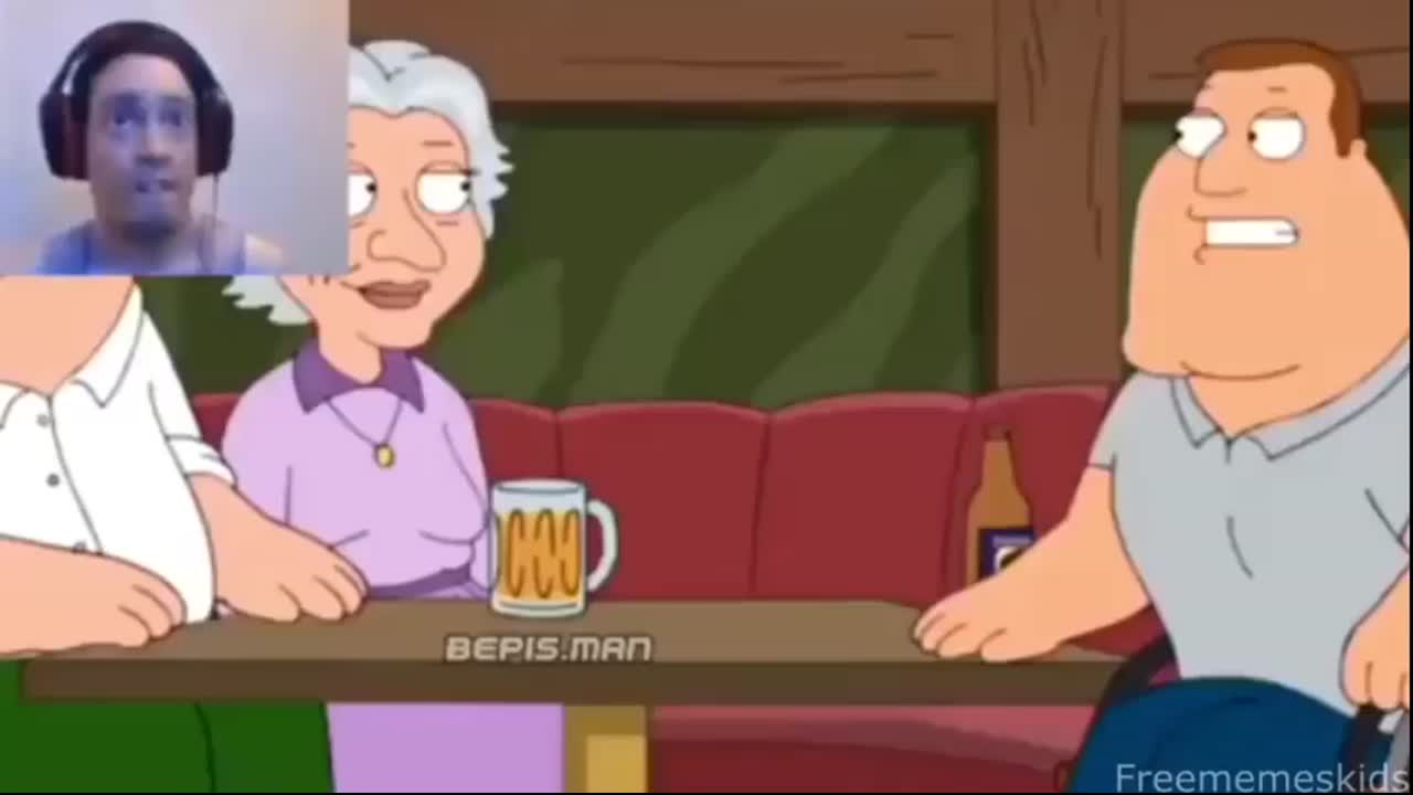 Family Guy Meme - Joe walks | Download HD video clip on | Vlipsy