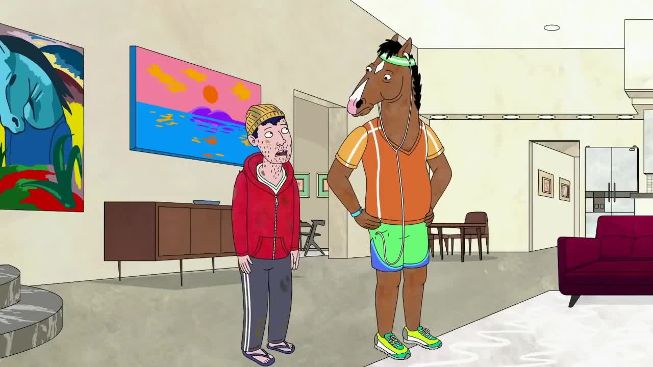 BoJack Horseman - New couch | Download HD video clip on | Vlipsy
