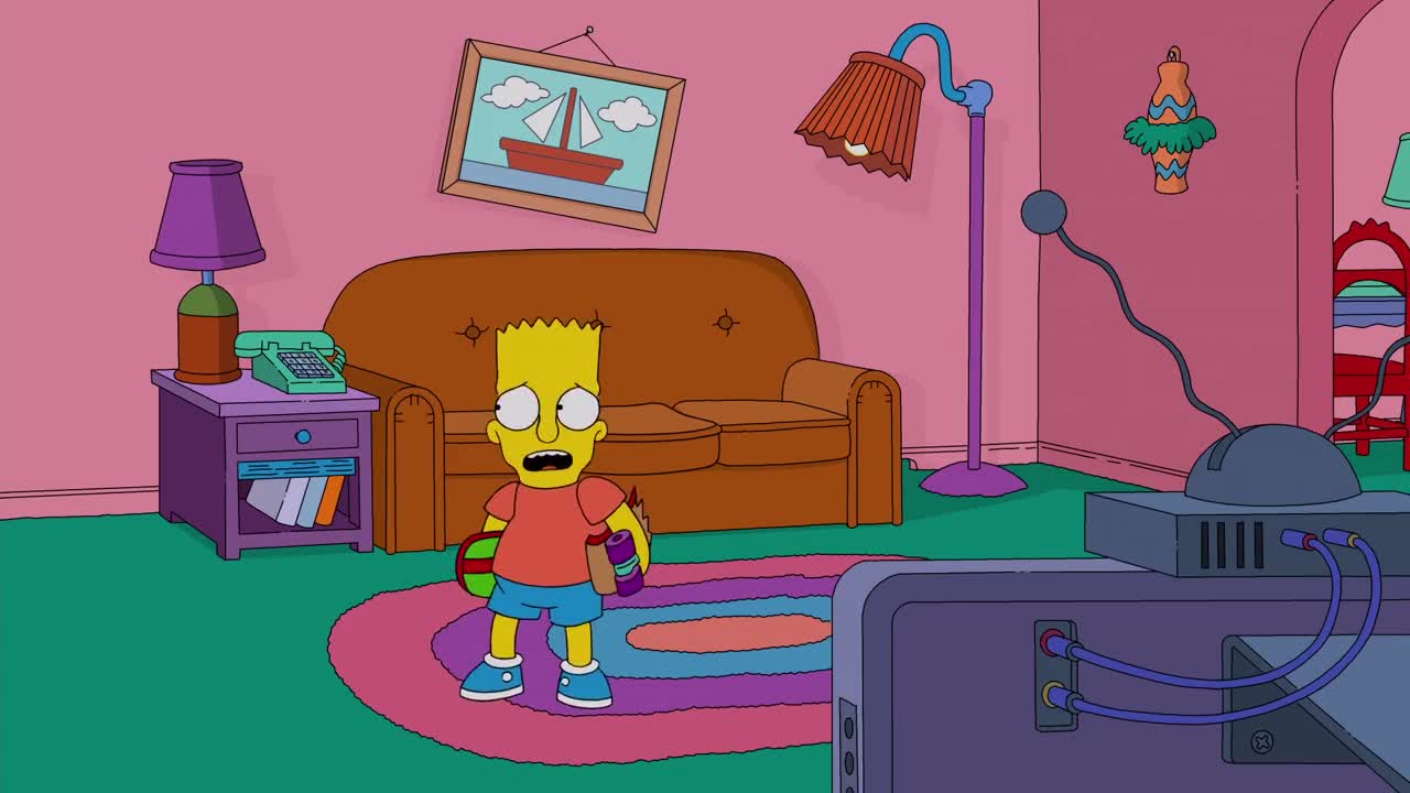 The Simpsons - Hello? | Download HD video clip on | Vlipsy